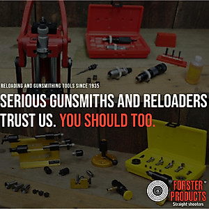 Forster Products 8-Piece Gunsmith Screwdriver Set, Hollow Ground Tips with Square Faces, Single Piece Construction, with a Durable Storage Pouch