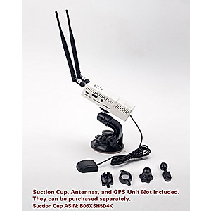 SummitLink Tinted Case with Fan for ADS-B Raspberry Pi Stratux DIY Kit, Matte Finish Tool Free Assembly (Does not fit AHRS)