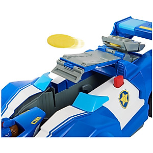 Paw Patrol, Chase 2-in-1 Transforming Movie City Cruiser Toy Car with Motorcycle, Lights, Sounds and Action Figure, Kids Toys for Ages 3 and up