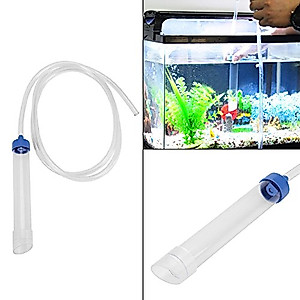 HEEPDD Aquarium Water Changer, 59inch Length Fish Tank Manual Cleaning Tool Gravel Sand Cleaner Vacuum Siphon Tube for Water Changing and Sand Cleaner (AS-999)