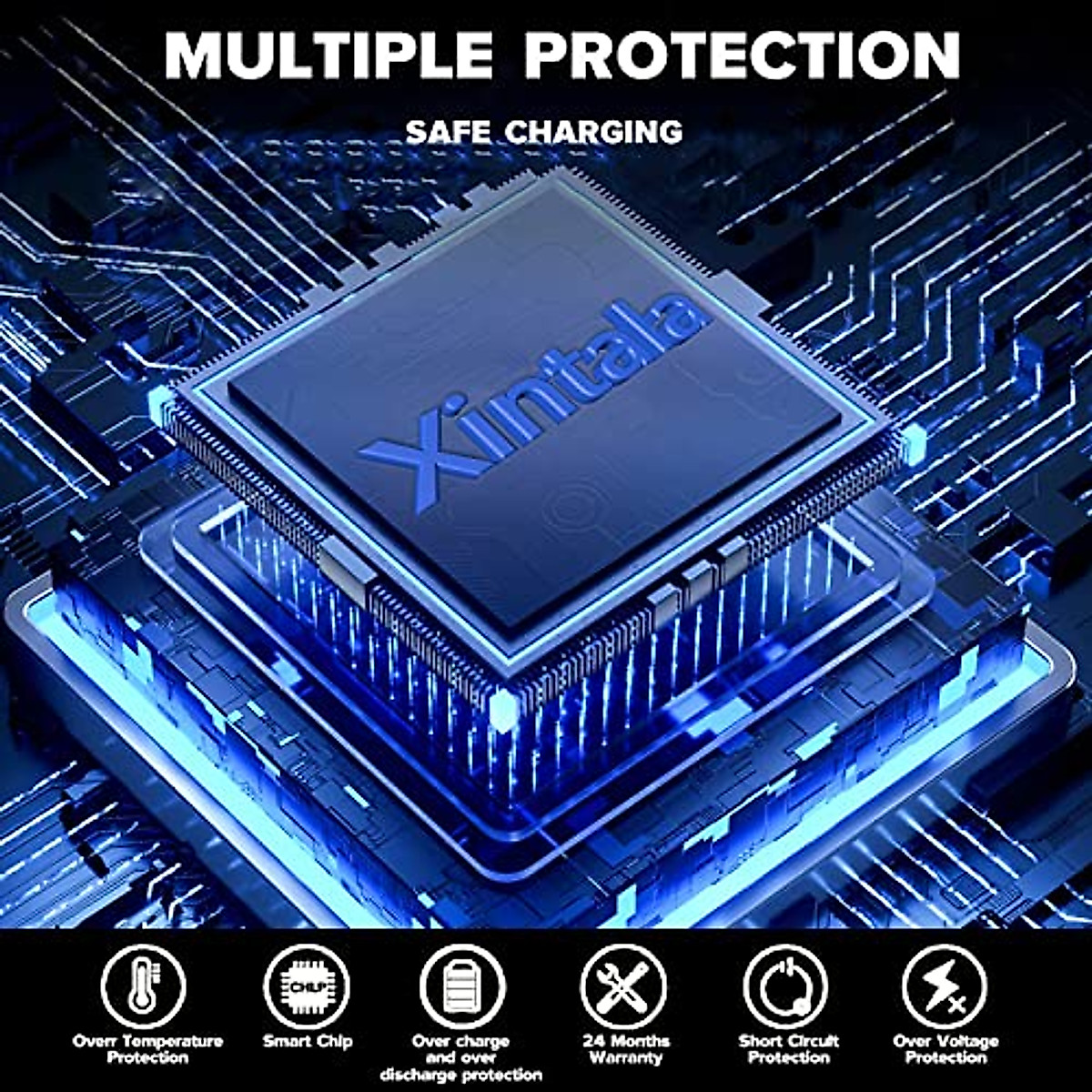 ​33W Laptop Charger Replacement for Asus Chromebook C201P C201 C201PA C100PA C100P C100 Eeebook X205T X205 X205TA Vivobook E200H E200HA AD890526 ADP-33AW B Small Square Tip Power Supply Cord