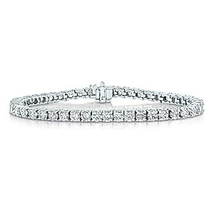 Vir Jewels 2 cttw Diamond Tennis Bracelet 14K White Gold Round Prong 7 Inch