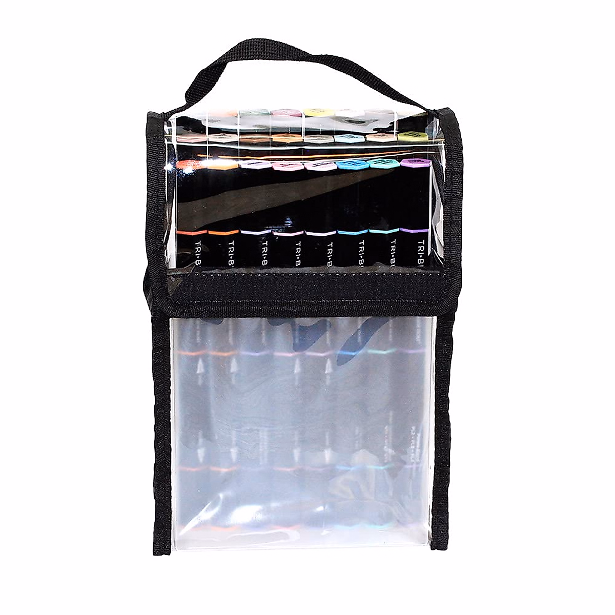 Totally-Tiffany EZ2O Sara Buddy Bag - Ideal for Storing Spectrum Noir Triblend Markers Storage - 2 Pack, 9 x 6 x 2 Inches