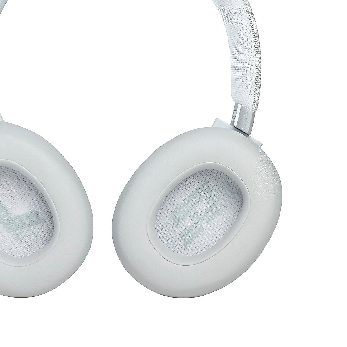 JBL Live 660NC - Wireless Over-Ear Noise Cancelling Headphones with Long Lasting Battery and Voice Assistant - White, Medium