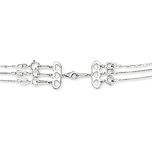 Ross-Simons Italian 14kt White Gold Layering Clasp