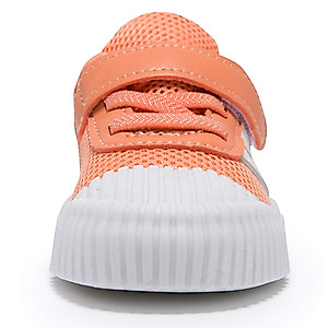 HLMBB Baby Shoes Sneakers for Infant Toddler Girls Boys Kids Babies 6 9 12 18 Size 5 5.5 6 Months Pre Walker (9-12 Months Toddler, 6.Orange, 9_Months)