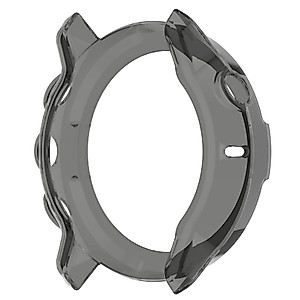 Disscool Silicone Case for Suunto 7 GPS Sports Smart Watch, Soft Anti Drop Protective Skin for Suunto 7 GPS Sports Smart Watch (Black)