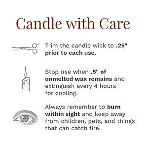 Candle-lite Scented Candles, Cinnamon Rolls Fragrance, One 18 oz. Single-Wick Aromatherapy Candle with 110 Hours of Burn Time, Brown Color