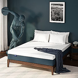 HOXURY Queen Mattress, 10 Inch Green Tea Memory Foam Mattress in a Box, Medium Firm Queen Size Mattress for Cool Sleep & Pressure Relief, CertiPUR-US Certified