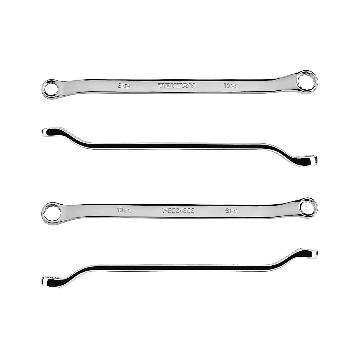 TEKTON 8 mm x 10 mm 45-Degree Offset Box End Wrench | WBE24308