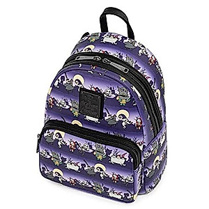 Loungefly Disney Nightmare Before Christmas Halloween Line Womens Double Strap Shoulder Bag Purse