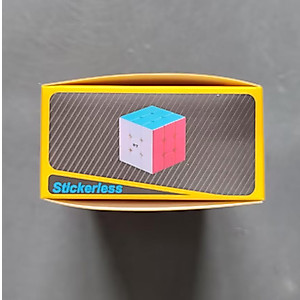 Vdealen 3x3x3 Speed Cube Set, 6 Pack Speed Cube Bulk Professional Stickerless Magic Cube Set, Party Puzzle Cube Toy Great IQ Games Gift for Kid Teens Adults