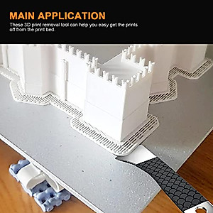 SARDVISA Professional 3D Printer Tool, Upgraded Metal 3D Printer Removal Spatula with Comfortable Grip, Specially Designed 3D Printer Accessories for Model Stripping Safety