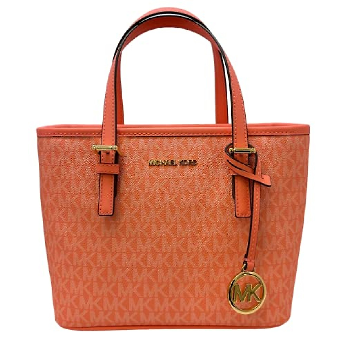 Michael Kors XS Carry All Jet Set Travel Womens Tote (grapefruit multi)
