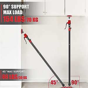 XINQIAO Cabinet Jacks for Installing Cabinets, Heavy Duty Third Hand Tools Adjustable Support Pole from 23.6 IN to 45.3 IN, 2 PCS