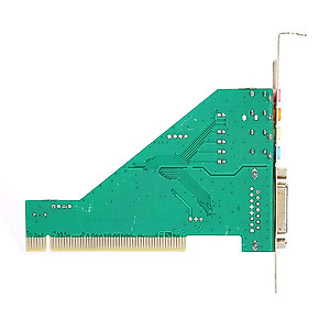 Tonysa PCI Sound Card 4.1 Channel Computer Desktop Built-in Sound Card Internal Audio Card Stereo Surround CMI8738 Support Duplex Playback and Recording