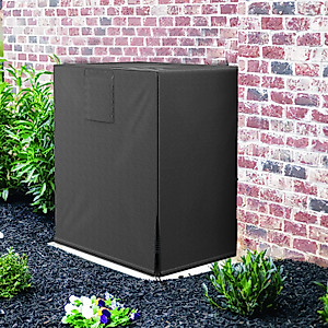 NEAGLORY Air Conditioner Cover for Outside, AC Unit Covers Outdoor Fits up to 24X24X30 Inch, Durable Waterproof Windproof and Snowproof Design