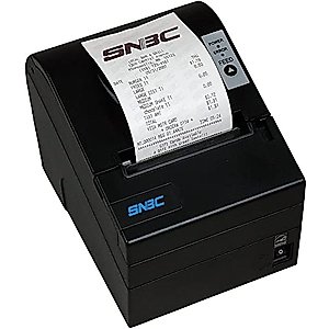 SNBC 132041-NPV Model BTP-R880NPV Thermal Receipt Printer; Blazing Fast 310mm/Second Print Speed; Adjustable Paper Near-End Sensor; Includes Standard USB, Serial and Ethernet Interfaces