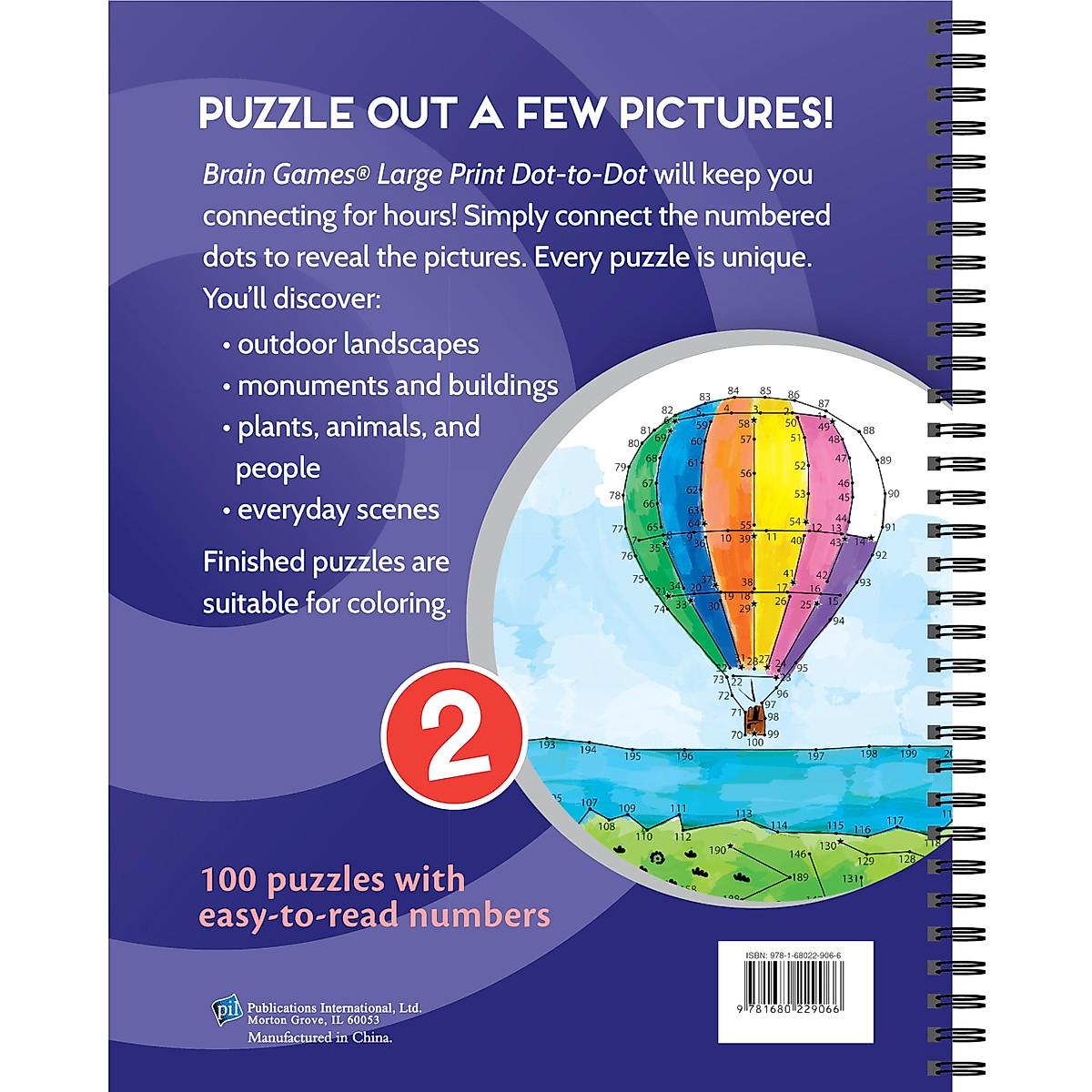 Brain Games - Large Print Dot-To-Dot 2