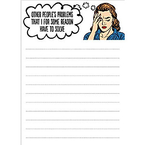 Funny Novelty Memo Pads - Funny Notepads for Office - Gift for Coworkers