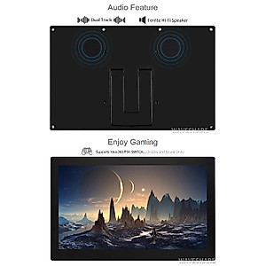 waveshare 13.3inch Capacitive Touch Screen LCD V2 with Case Compatible with Raspberry Pi 4B/3B+/3A+/2B/B+/A+/Zero/Zero W/WH/Zero 2W CM3+/4 1920×1080 Resolution HDMI IPS Supports Jetson Nano/Windows