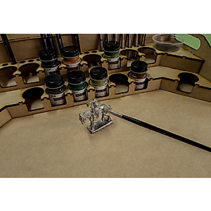GameCraft Miniatures Painting Station - 34mm for GW, Citadel, Model Master, etc