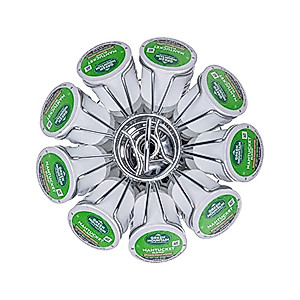 Rice rat K cup Holder Storage Coffee Capsules Pod Holder Carousel 3 Tier Compatible with 27 K-Cup Pods