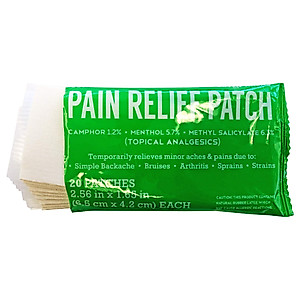 Coralite Small Pain Relief Patch 20 Count, Bulk Case of 24