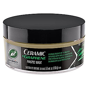 Turtle Wax 53737 Hybrid Solutions Ceramic Patent-Pending Graphene Paste Wax (5.5 oz), Black
