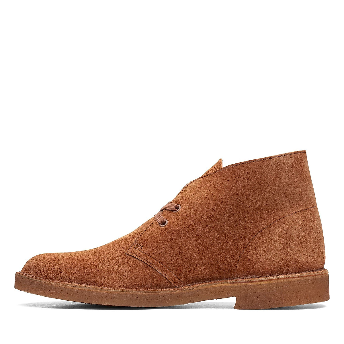Clarks Men's Desert Boot Chukka Boot, Ginger Hairy Suede, 9.5