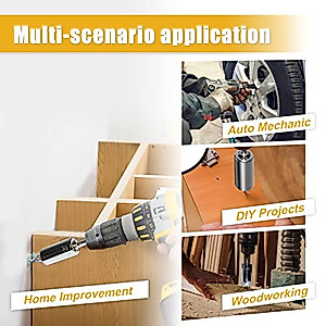 XSEYE Gifts for Men, Universal Socket with Power Drill Adapter, Man Dad Gifts for Husband, Unique Tools for Him, Cool Gadgets for Handyman Mechanic Electrician, Anniversary Birthday Gift for Boyfriend