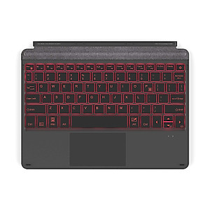 Inateck Surface Go Keyboard, Bluetooth 5.1, 7-Color Backlight, Compatible with Surface Go 4(2023), Surface Go 3(2021), Go 2 (2020), Surface Go 1(2018), KB02009 Black