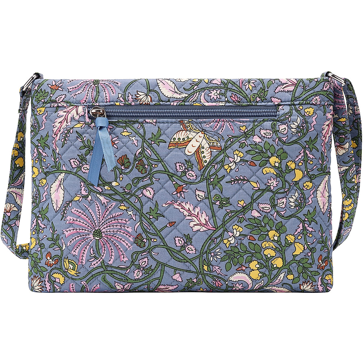 Brentano Cotton quilted Multi-zipper crossbody purse (BOHO WILDERNESS)