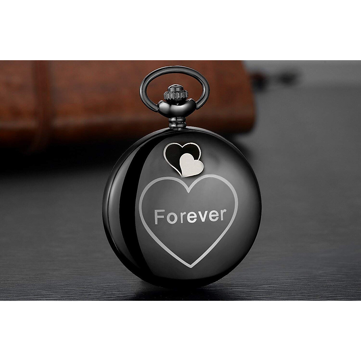 LYMFHCH Personalized Pocket Watch with Chain, Engraved “to My Son” “I Love You” Used for Birthday Christmas Graduation Gifts Pocket Watches