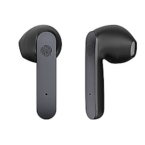 BLU Aria Pod+ |Wireless Earbuds| Bluetooth Headphones | 2021 | 18 Hours Battery | Grey