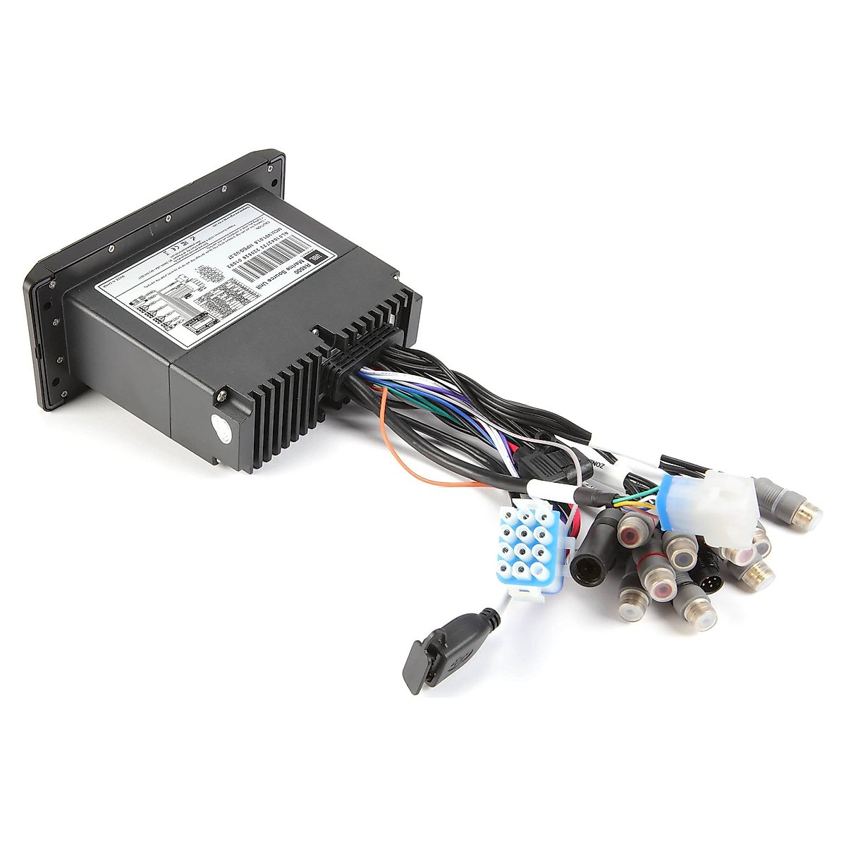 JBL R4500 Wake Series Source Unit - 4" Color Screen Reciever with Bluetooth (5.0), AM/FM/WB, USB Input/Charging/Aux Input/Video Input, Rotary Encoder, 3 Zone line Level Differential outputs