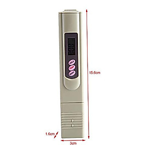 Water Quality Tester Water Quality Testing Electrolysis Iron Bars + Digital TDS Tester Meter for Testing Various Water Sources
