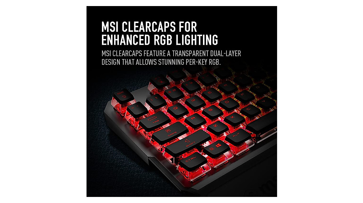 MSI Vigor GK71 Sonic Blue RGB Gaming Keyboard | Fast Response