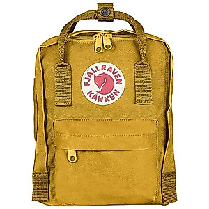 Fjallraven Women's Kanken Mini Backpack, Ochre, Brown, One Size