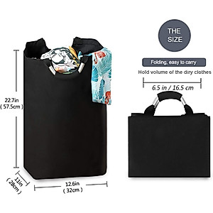 Gbuzozie Cute African American Black Girl Laundry Hamper Storage Basket Toys Clothes Organizer Bin For Home Bathroom Bedroom Dorm Nursery, 52l