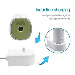 Charger Base for Philips Sonicare ProtectiveClean 5300, Charger Base for Philips Sonicare Electric Toothbrush 5100 4100 1100 2100 3100 6500 7500 HX6100/ HX6000/ HX8000/ HX9000 Waterproof Power Cord