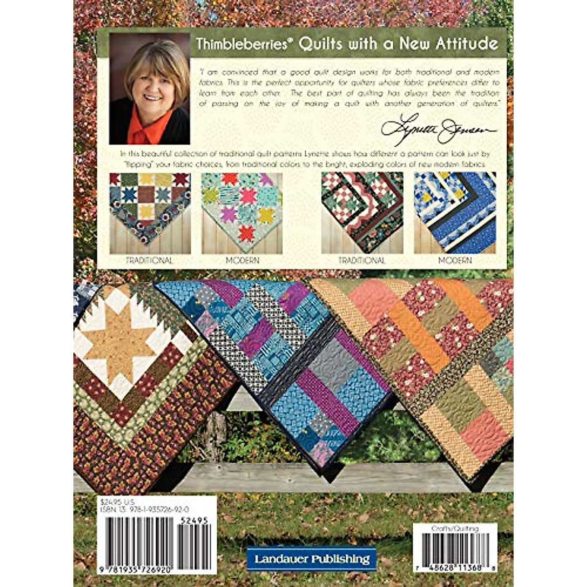 Thimbleberries Quilts with a New Attitude: 23 Tried and True Quilt Designs Made in Both Traditional and Modern Fabrics (Landauer) Quilting Projects for Either Classic Colors or Cotton+Steel Fabrics