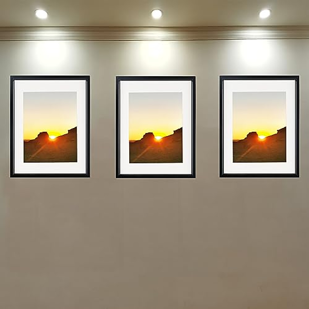 Aynoo 11x14 Picture Frame In Black 3 Pack 8x10 11x14 Picture Frame Black Set of 3 Wood Collage Display Pictures 8x10 11x14 inch Picture Frame in Black for Wall Display Photos 11x14