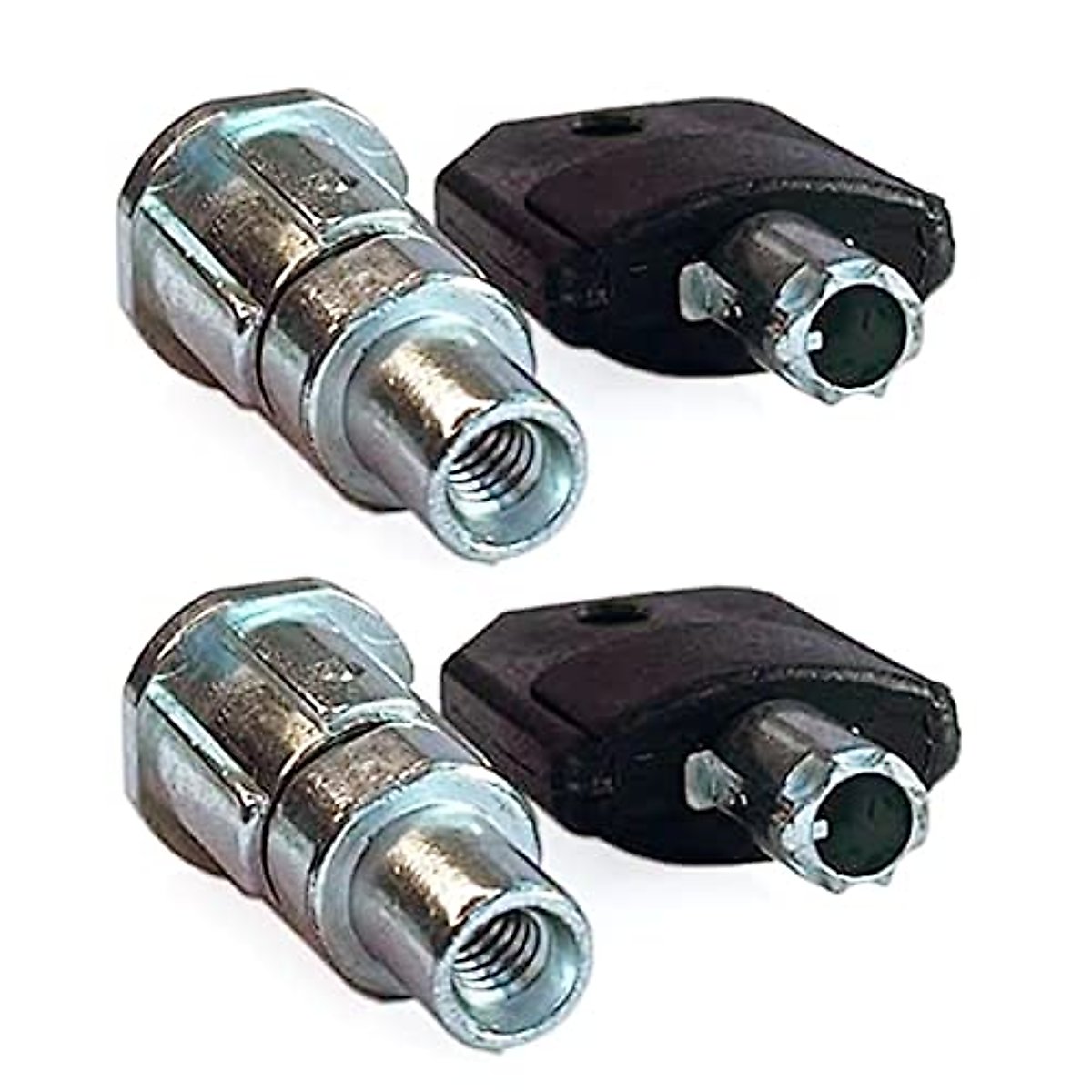 Lock and Key for Classic Gumball Machine - Vending Machines Top Lid Tubular Key Lock for Capsule, Candy, Gumball Vending Machine. Gumball Machine Lock and Key 1/4" Thread (2pc - Key Y3)…