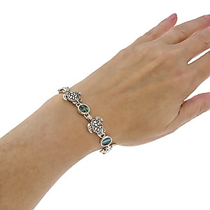PammyJ Sea Turtle Bracelet Charms with Abalone