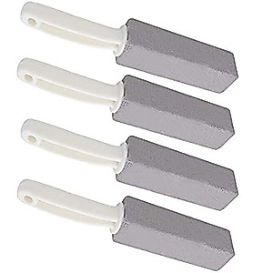 Pumice Cleaning Stone with Handle Toilet Bowl Cleaner Hard Water Ring Remover for Bath/Pool/Kitchen/Household Cleaning (4)