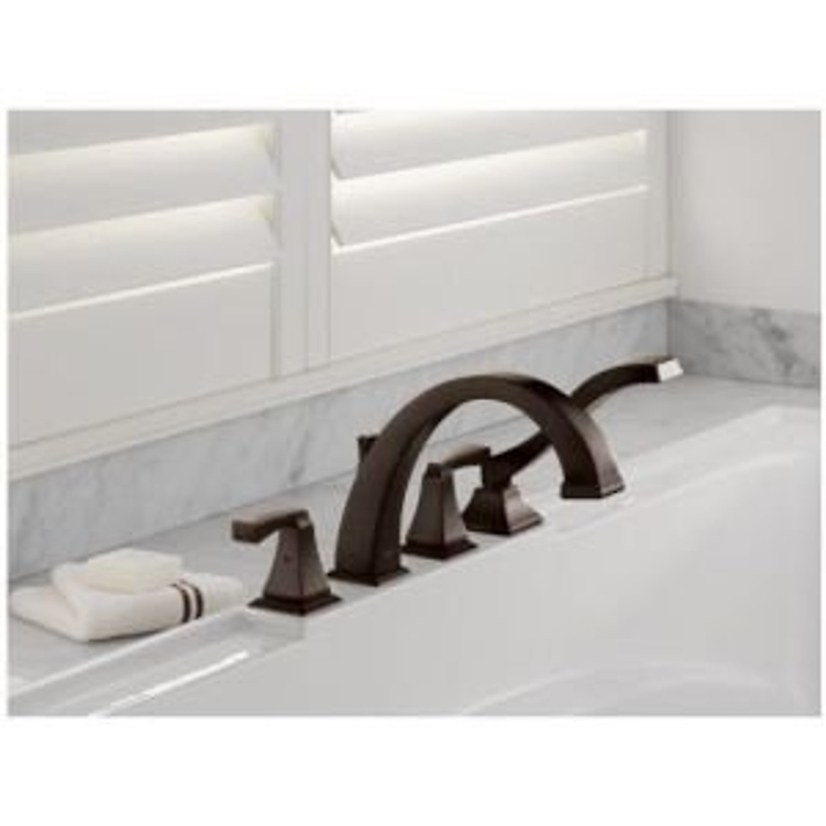Delta Faucet T4751-PN Dryden Roman Tub with Hand Shower Trim, Polished Nickel, 7.81 x 13.94 x 9.06 inches