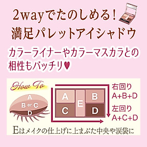 CANMAKE Perfect Stylist Eyes, 5-Color Eyeshadow Palette 0.10 oz (3.0 g) (23 Almond Canelé)