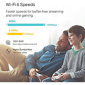 TP-Link Deco WiFi 6 Mesh System(Deco X20) - Covers up to 5800 Sq.Ft. , Replaces Wireless Routers and Extenders(3-Pack, 6 Ethernet Ports in total, supports Wired Ethernet Backhaul)