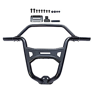 SAUTVS Front Bumper for Polaris RZR 1000 XP / XP4, Front Low Profile Bumper Heavy Duty Brush Guard for Polaris RZR 1000 XP/XP 4 1000 Sport Turbo 2019-2023 Accessories (Replace #2884019-458)